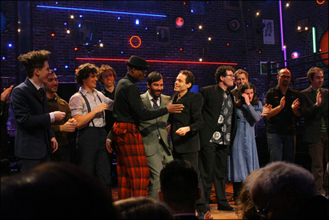 From the Archives: Jonathan Groff, Lea Michele, and John Gallagher Jr ...