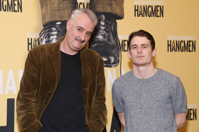 The Cast and Creatives Behind Broadway's Hangmen Meet the Press | Playbill