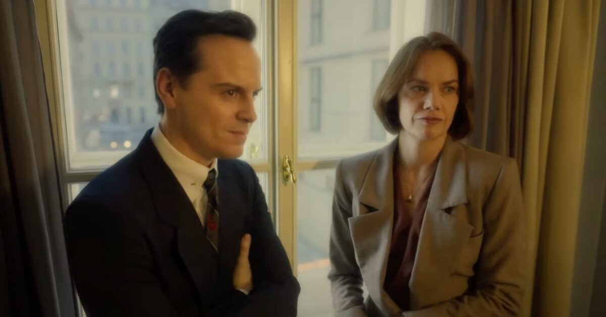 Watch the First Trailer for Oslo, Starring Andrew Scott and Ruth Wilson ...