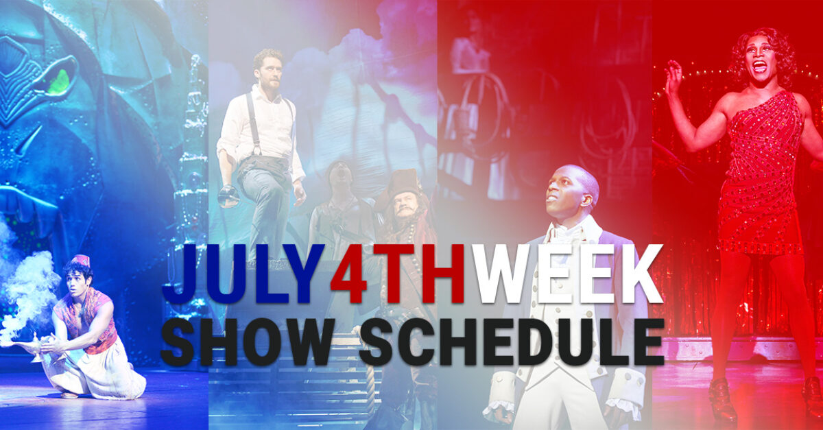 Broadway's July 4th Week Performance Schedule Changes | Playbill