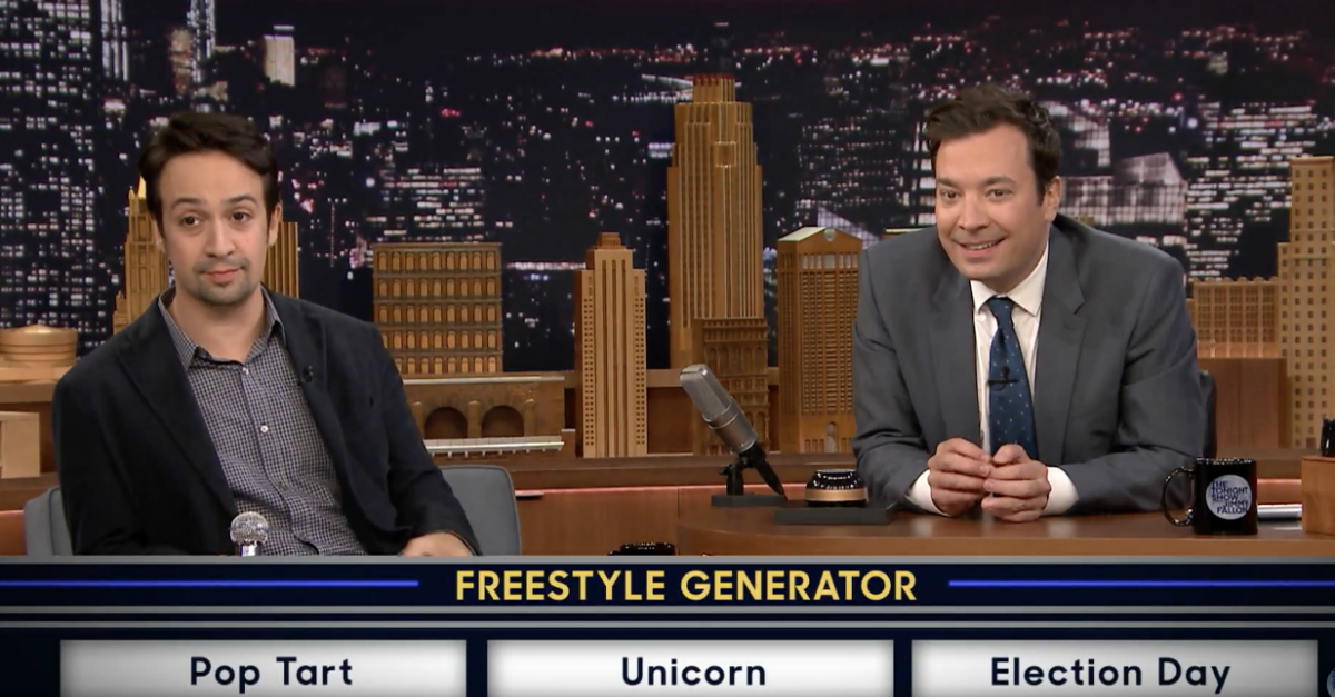Watch Lin-Manuel Miranda Play ”Wheel of Freestyle” With Jimmy Fallon ...