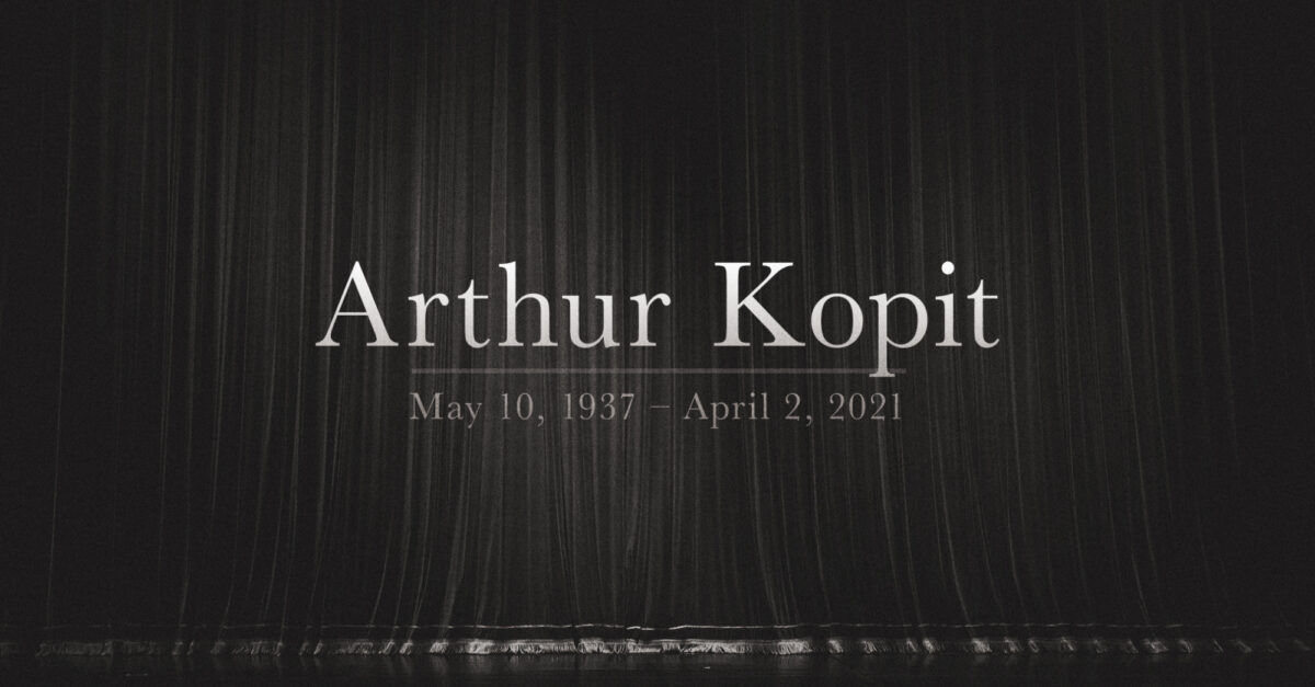 3-Time Tony-Nominated Playwright Arthur Kopit Dies at 83 | Playbill