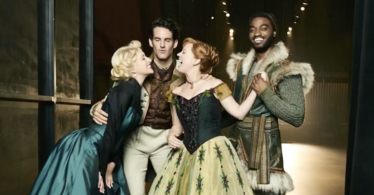 Watch Video of Frozen’s Photo Shoot, Featuring Dazzling Costumes by ...