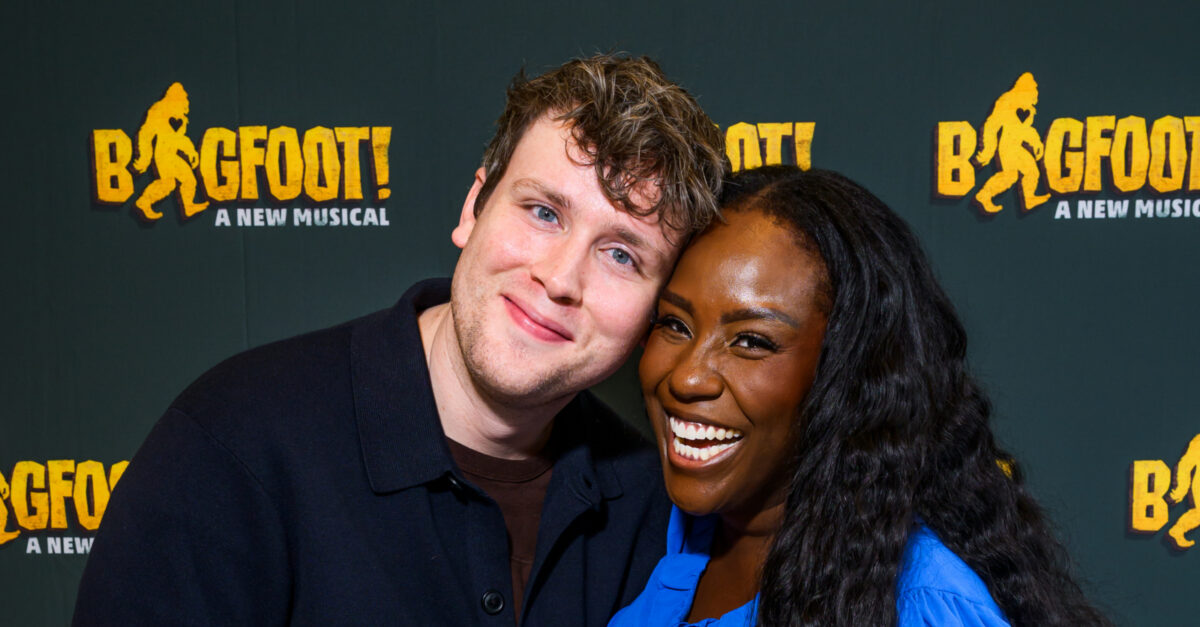 Photos: Cast of Off-Broadway's Bigfoot! Musical Meets the Press | Playbill