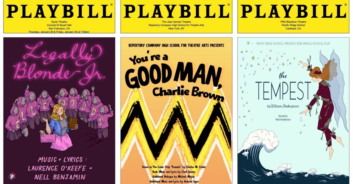 The Tempest, Sweeney Todd, and More Creative PLAYBILLDER Covers From ...