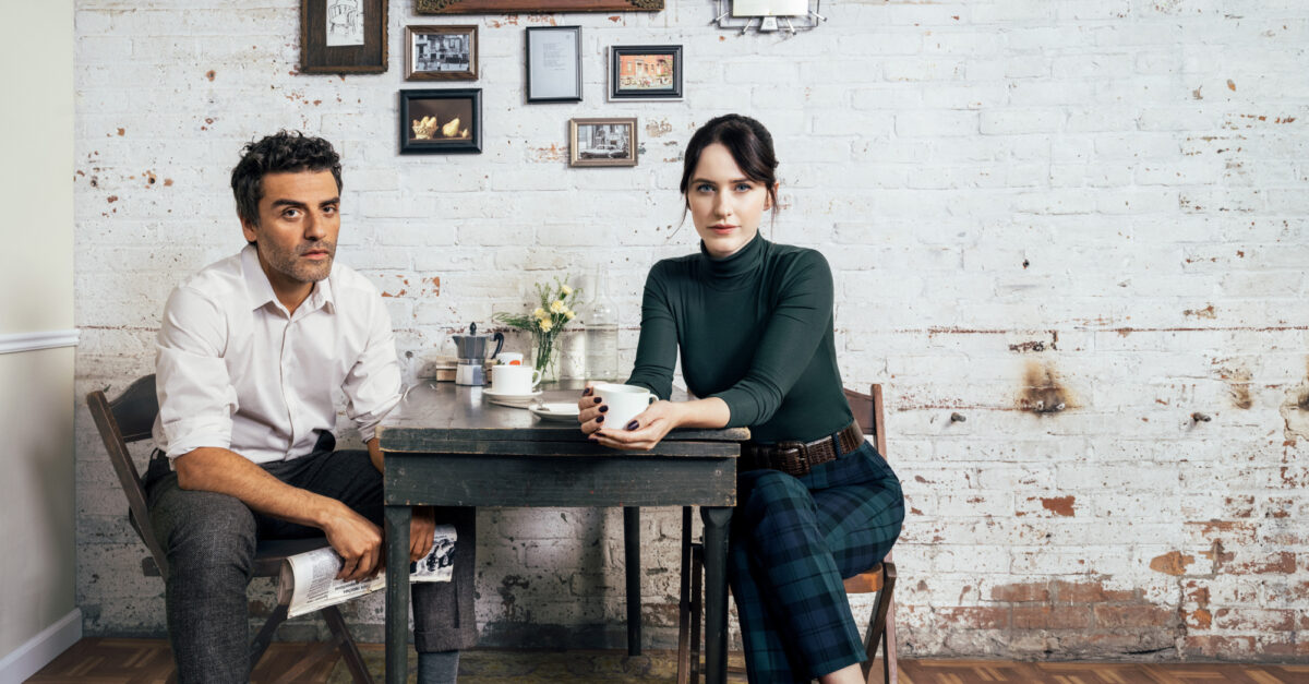 To Oscar Isaac And Rachel Brosnahan The Sign In Sidney Brusteins Window Is About The Pitfalls