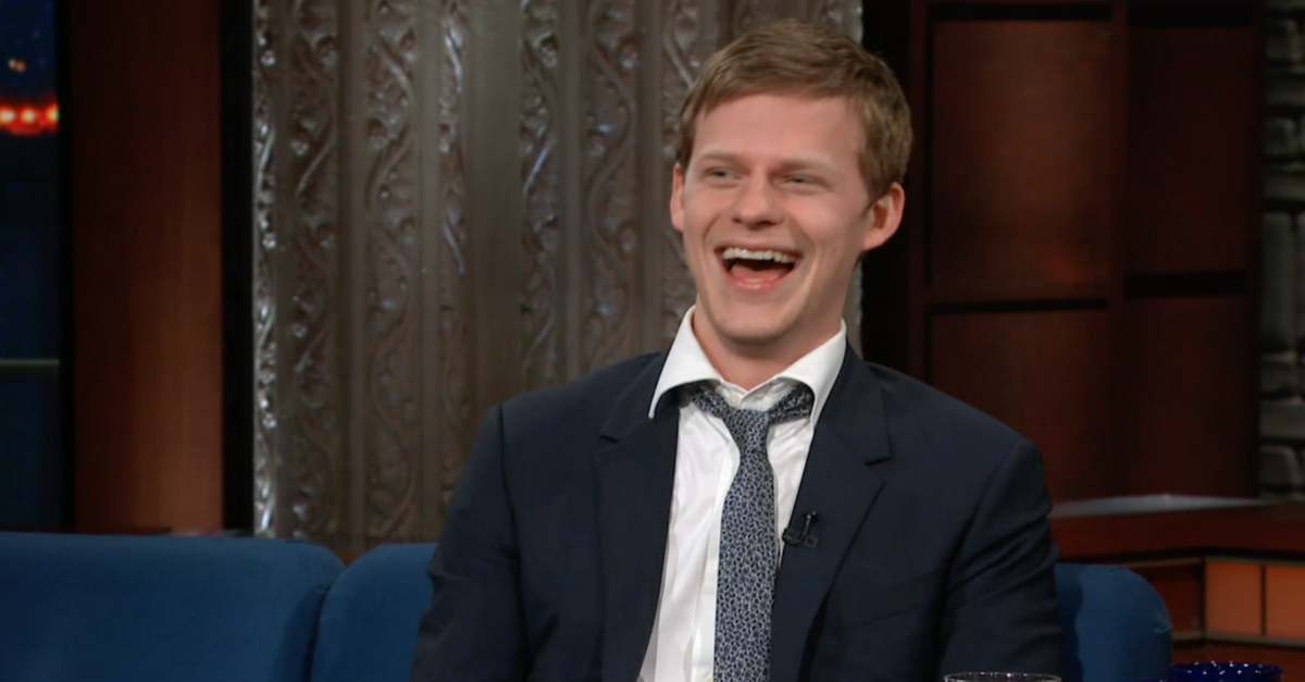 Lucas Hedges Embraces His Inner Jellicle Cat With Stephen Colbert ...