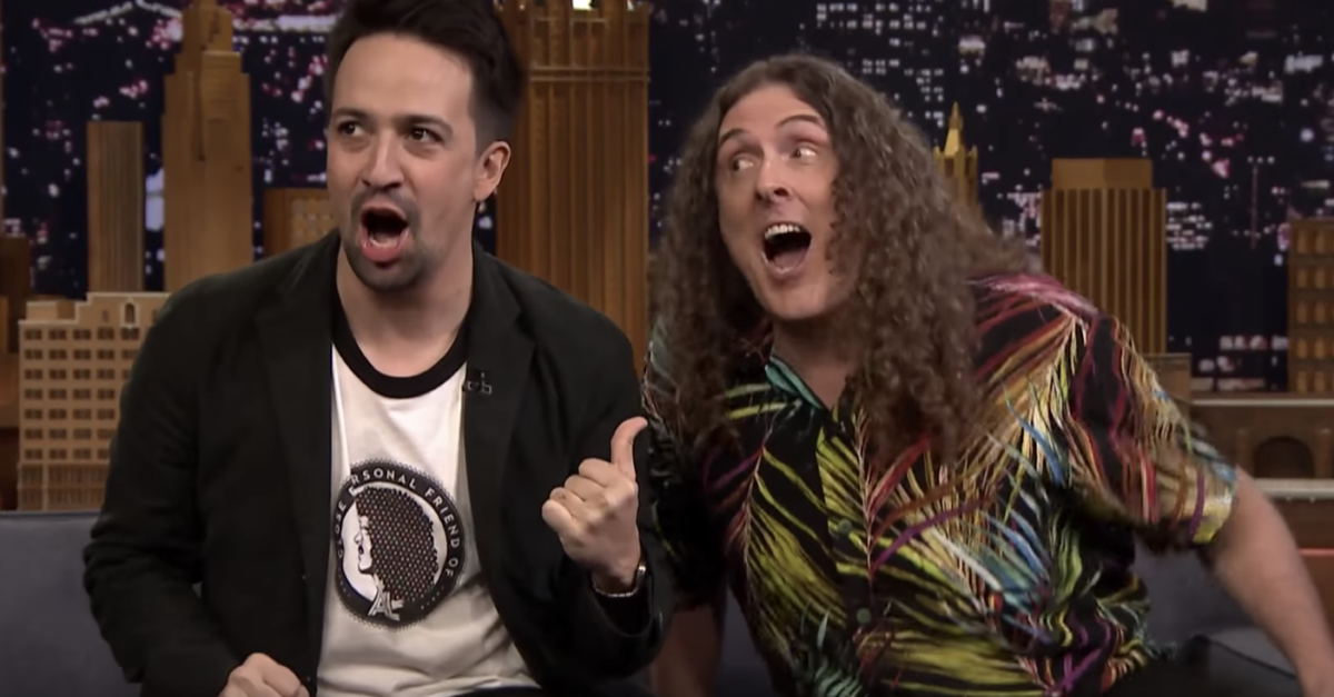 Watch Lin-Manuel Miranda and Weird Al Yankovic Lip-Sync “The Hamilton ...