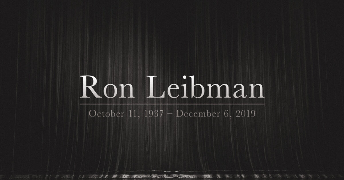Angels in America Tony Winner Ron Leibman Dies at 82 | Playbill