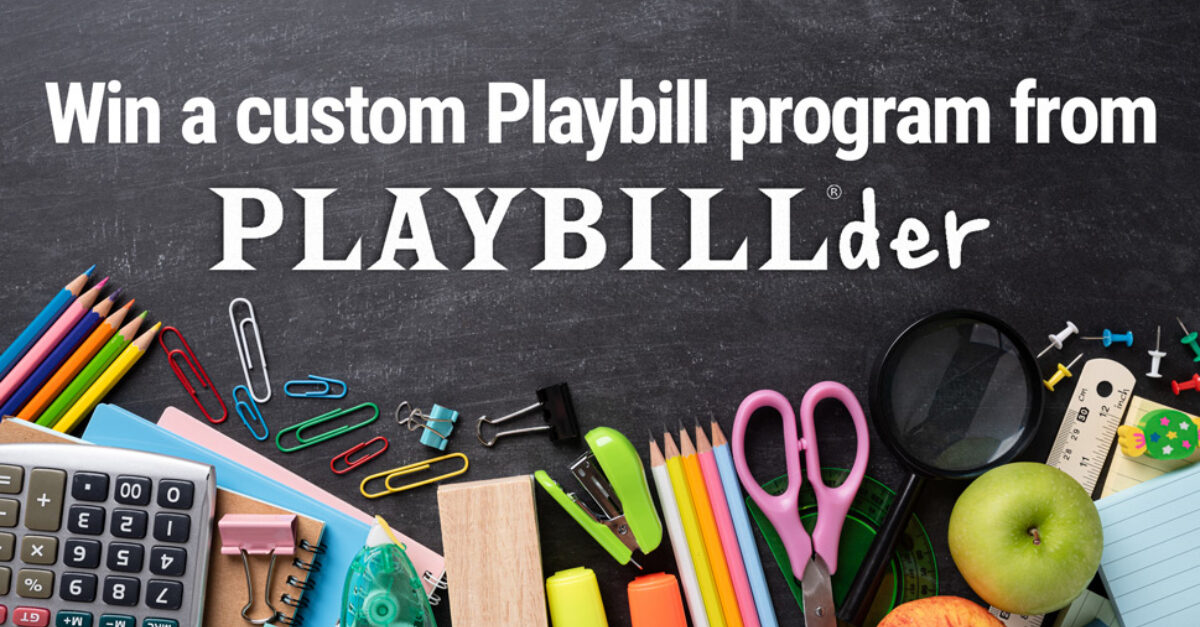 Enter to Win a Free Custom Playbill Program | Playbill