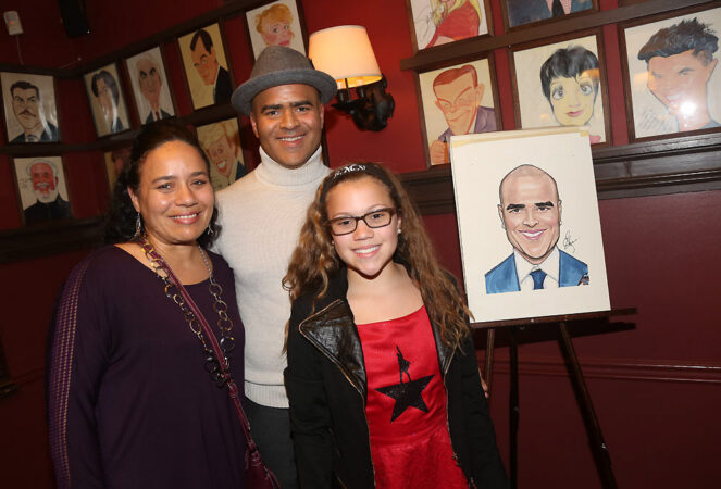 Photos: Christopher Jackson Joins the Famed Walls of Sardi’s | Playbill