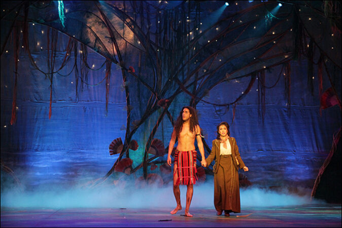 Dan Domenech and Rachelle Ann Go Star in Manila's Tarzan | Playbill