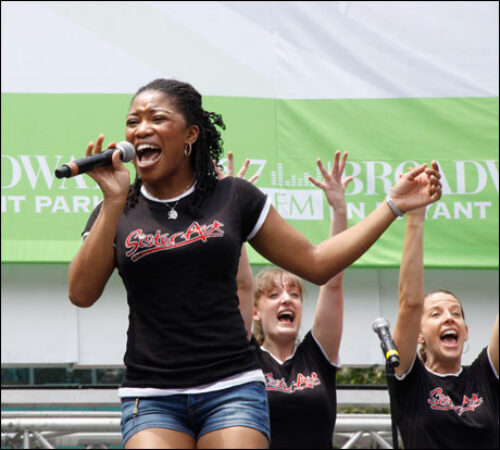 Sister Act, Baby It's You!, Zarkana and Stomp in Bryant Park | Playbill