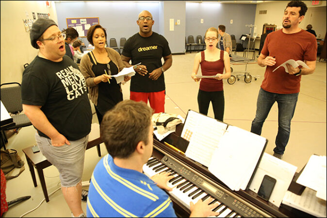 Heart and Music! Jonathan Groff, Dan Fogler, Ana Gasteyer Prep For City ...