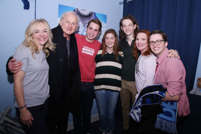 Exclusive: Hugh Jackman and Victor Garber at Dear Evan Hansen | Playbill