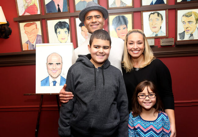 Photos: Christopher Jackson Joins the Famed Walls of Sardi’s | Playbill