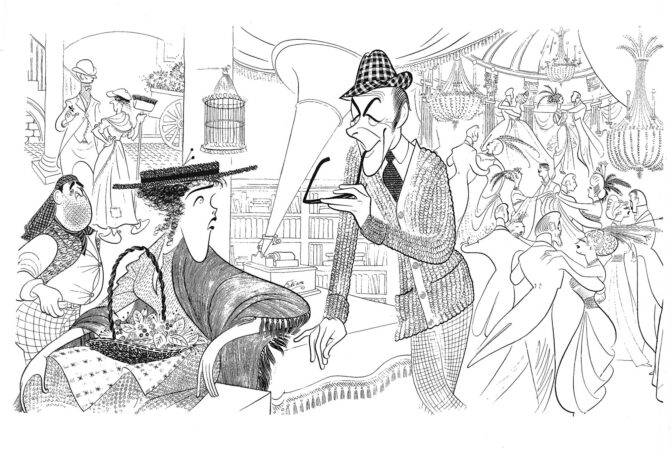 Look at the Art of Your Favorite Shows as Imagined by Al Hirschfeld ...