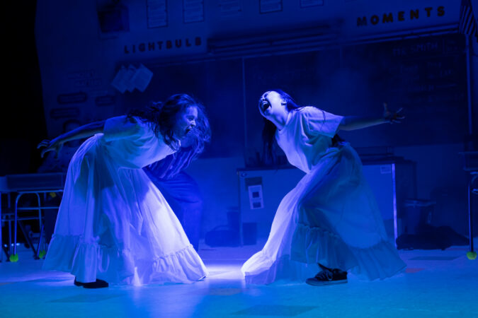 Photos: Sadie Sink, Gabriel Ebert, Molly Griggs, More in John Proctor is the Villain | Playbill