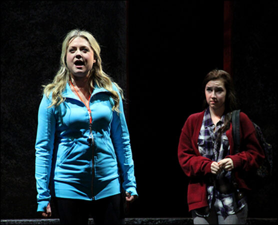 Carrie, Starring Alice Ripley, Keaton Whittaker and Kendra Kassebaum ...