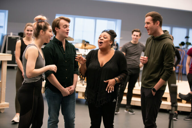 A Peek Inside Rehearsals for the National Tour of Bandstand | Playbill