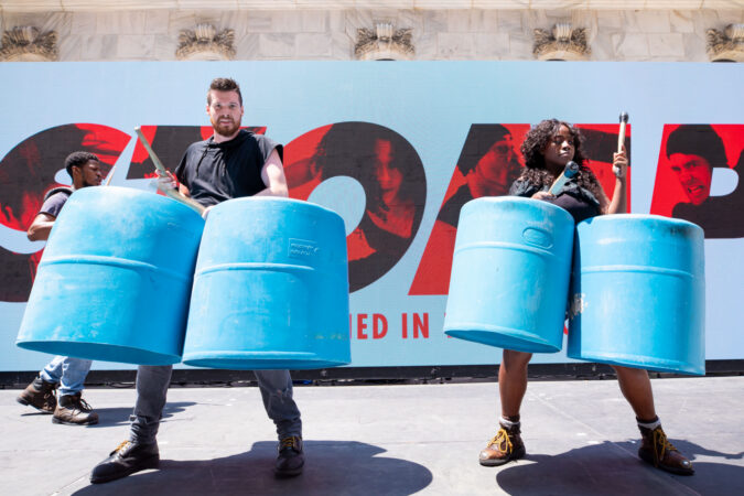 Check Out Photos of Stomp at the NYSE Summer Series | Playbill