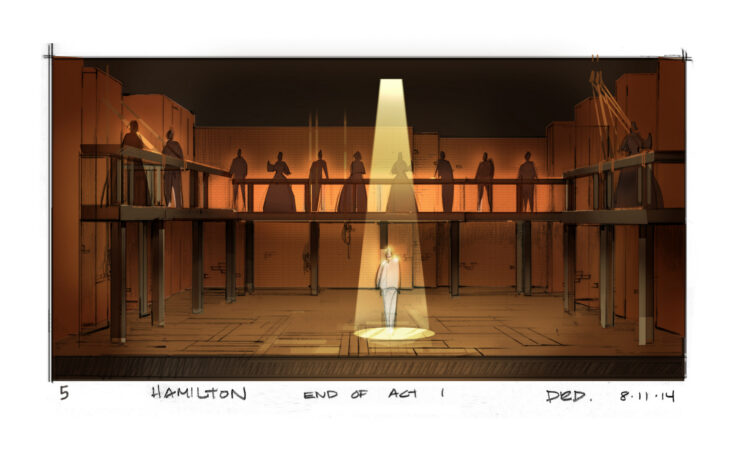 Scenic Design of Hamilton | Playbill