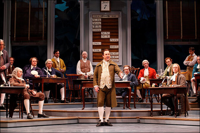 Robert Cuccioli and Brooks Ashmanskas Star in Ford's Theatre 1776 ...