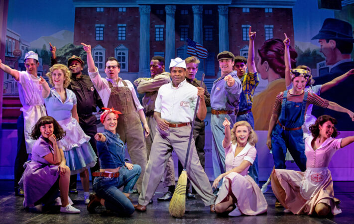 See Production Photos of Roger Bart and Olly Dobson in London's Back To ...