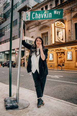 Photos: 48th St. Renamed To "Chavkin Way" | Playbill