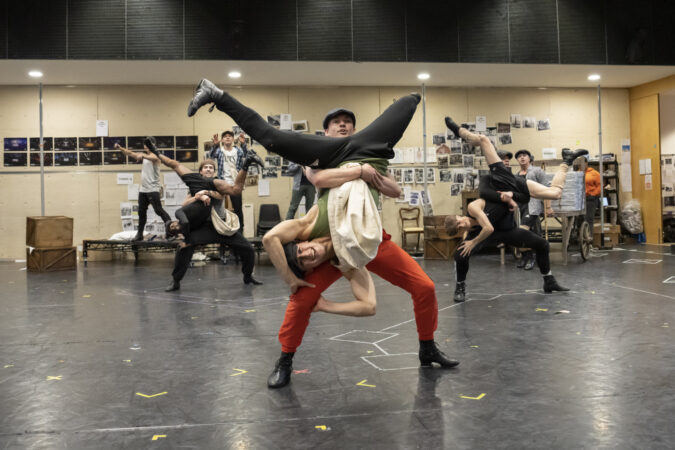 Step Inside the Rehearsal Room for Newsies in London | Playbill