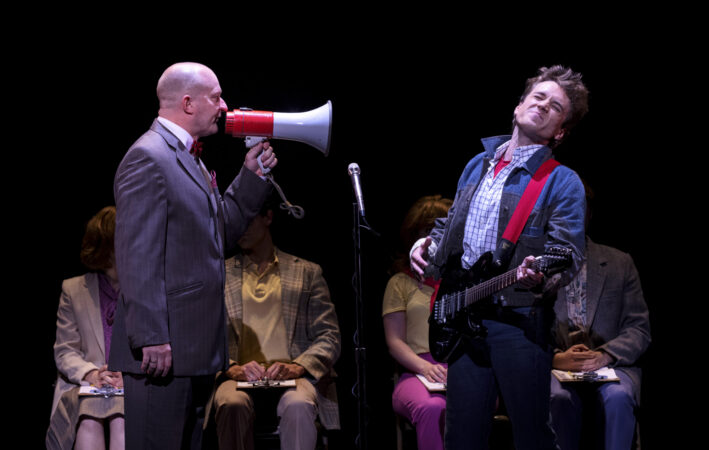 See Production Photos of Roger Bart and Olly Dobson in London's Back To ...