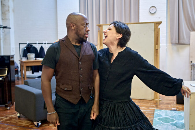 Photos: Mason Alexander Park Rehearsing for Oh, Mary! in the West End ...