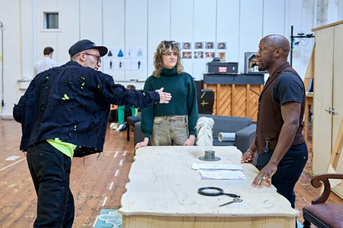 Photos: Mason Alexander Park Rehearsing for Oh, Mary! in the West End ...