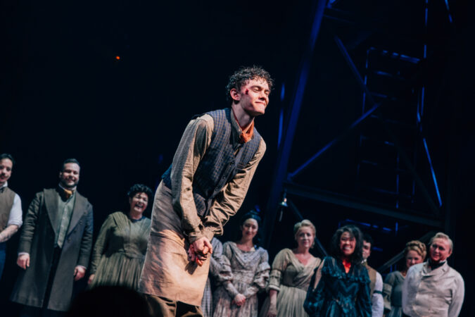 Photos: Aaron Tveit and Sutton Foster Take 1st Bows In Sweeney Todd ...