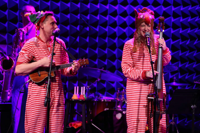 See The Skivvies Strip Down for Holiday Roadkill | Playbill