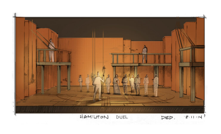 Scenic Design of Hamilton | Playbill