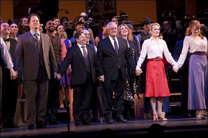 Danny Rutigliano, Kate Baldwin, Erin Dilly, Jenn Gambatese and Cast ...