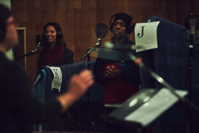 Photos: Go Inside the Recording Studio with the Cast of Oklahoma ...