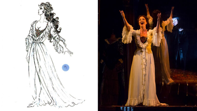 Flip Through 21 of the Original Costume Sketches for The Phantom of the ...