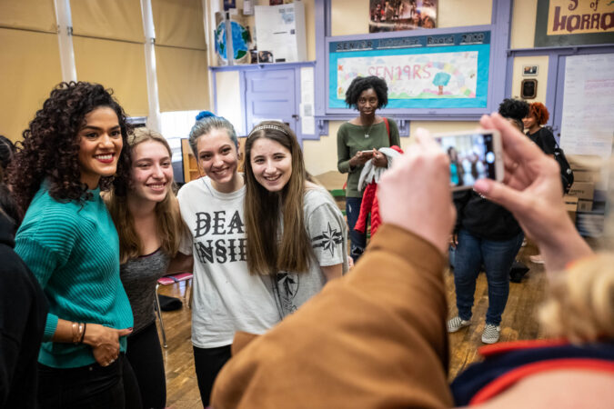 Photos: The Prom Visits Talent Unlimited High School | Playbill