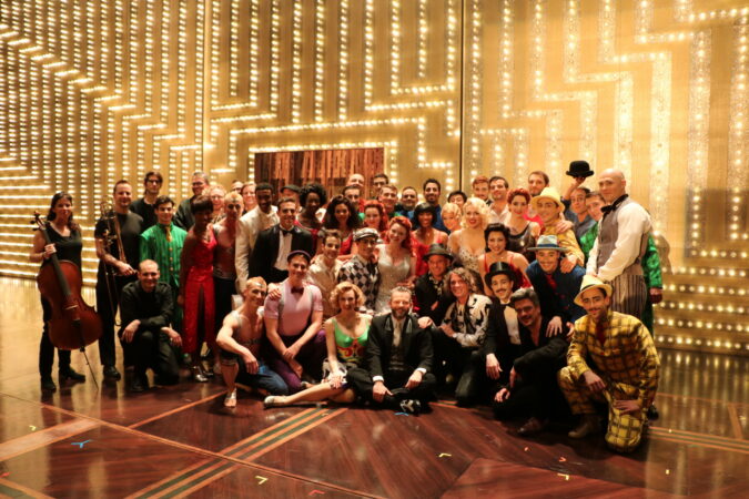 Guy Laliberté Visits the Cast of Paramour | Playbill