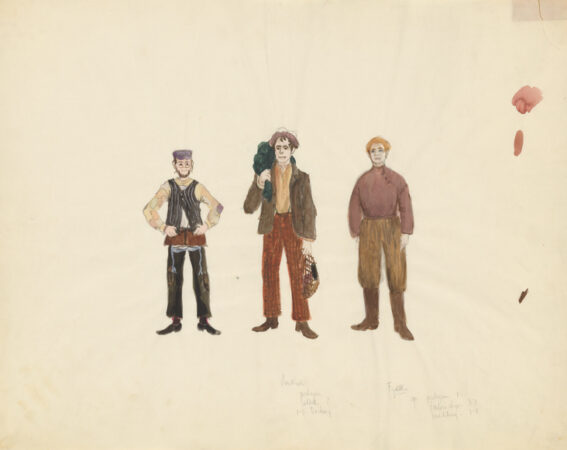 Costume Sketches From the Original Broadway Production of Fiddler on ...