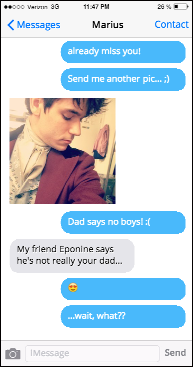 10 Text-Message Conversations Between Broadway Characters You Wish ...