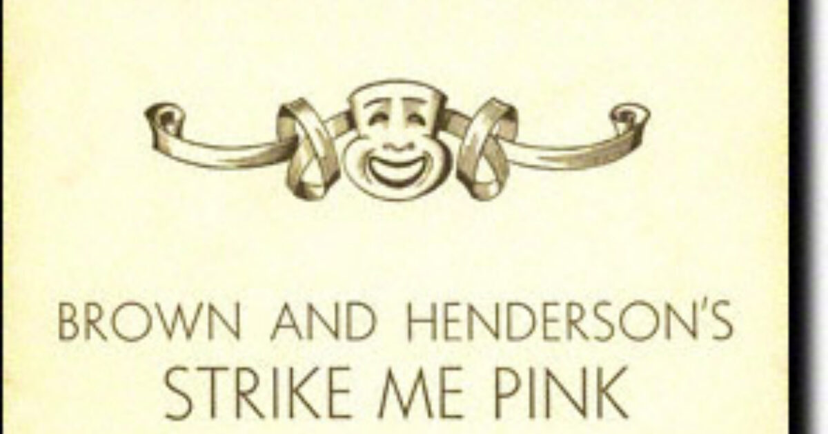 Strike Me Pink (Broadway, Majestic Theatre, 1933) | Playbill