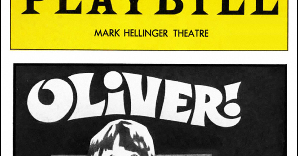 Oliver! (Broadway, Times Square Church, 1984) | Playbill