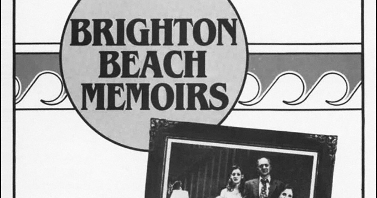 Brighton Beach Memoirs (Broadway, Neil Simon Theatre, 1983) | Playbill