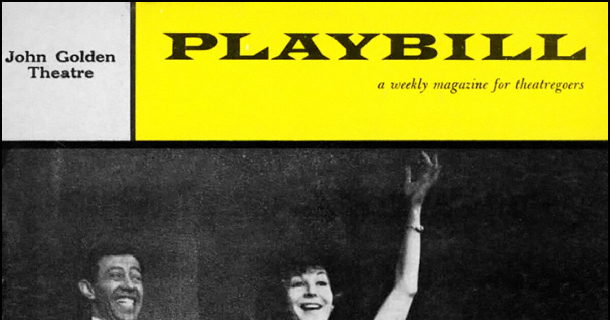 A Party with Betty Comden & Adolph Green (Broadway, John Golden Theatre ...