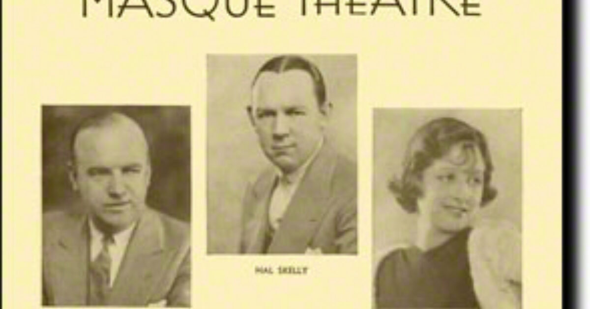 The Ghost Writer (Broadway, John Golden Theatre, 1933) | Playbill