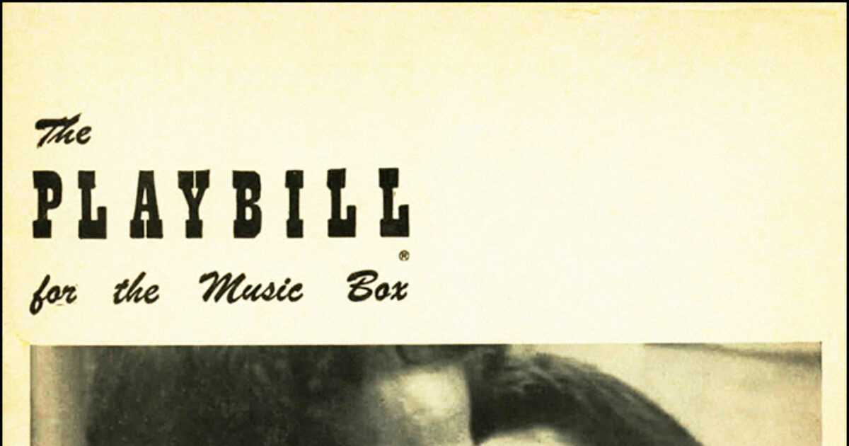 Picnic (Broadway, Music Box Theatre, 1953) | Playbill