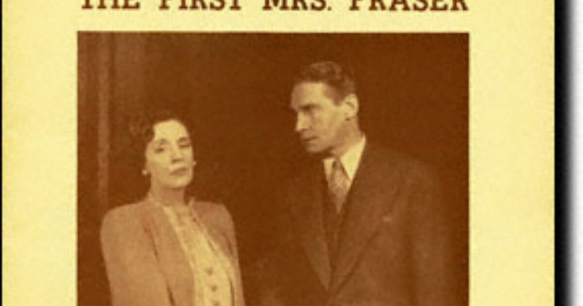 The First Mrs. Fraser (Broadway, Sam S. Shubert Theatre, 1947) | Playbill